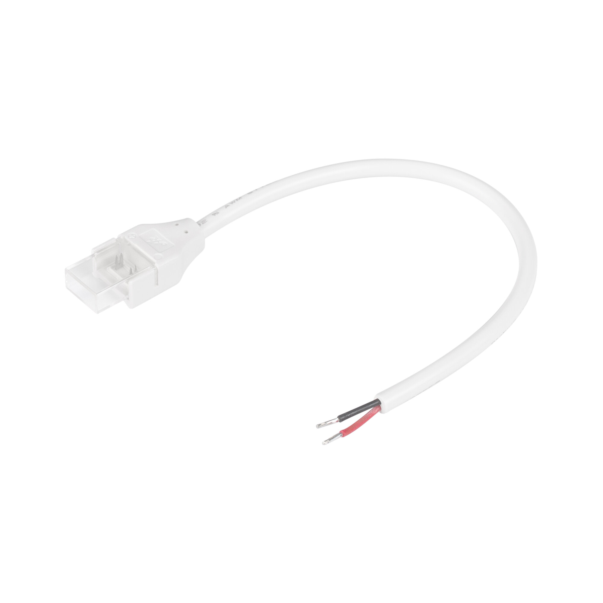 Коннектор Arlight Коннектор питания COB-MONO-8mm-2pin-STW-IP68 (Arlight, Прозрачный), 5шт