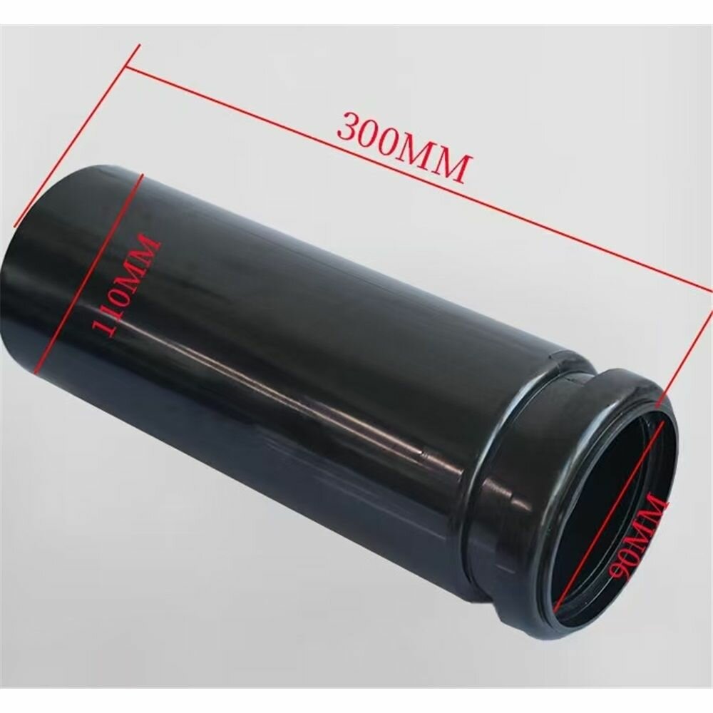 Соединительный патрубок с раструбом PE, для подвесного унитаза 110 на 90