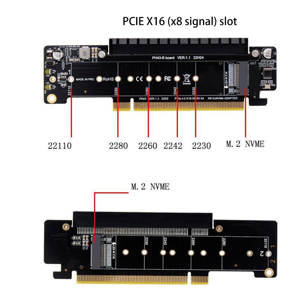 Адаптер M.2 NVMe PCIe 4.0