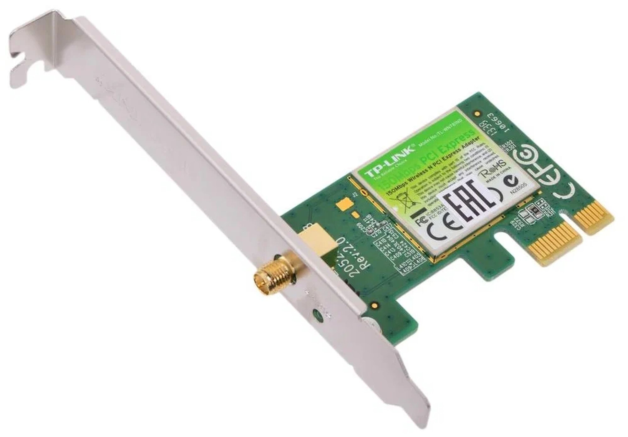Сетевой адаптер WiFi TP-Link TL-WN781ND PCI Express (ант. внеш. съем) 1ант.