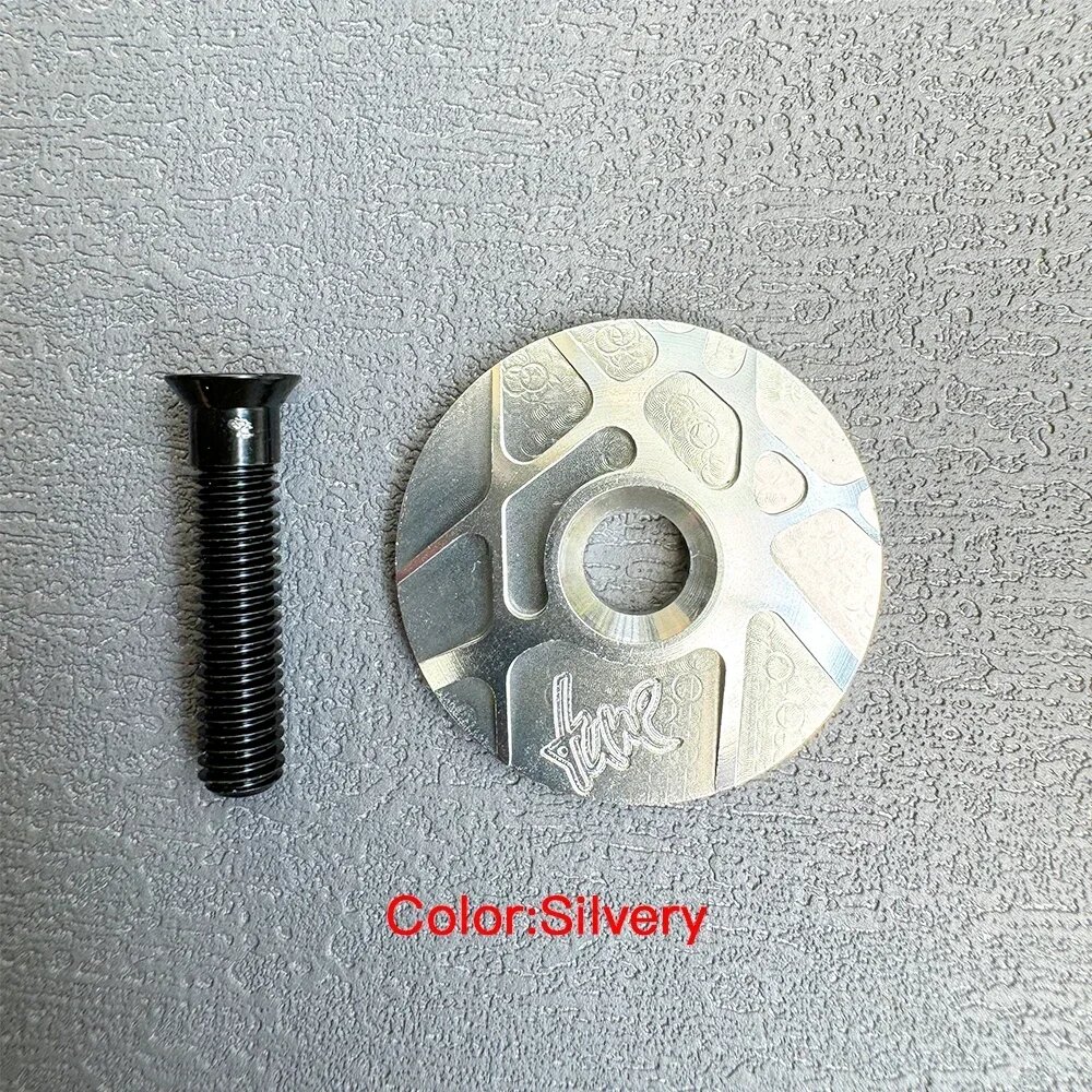 Крышка рулевой колонки ACTOFIVE CYCLES из алюминия 7075 01Headcap-Silver