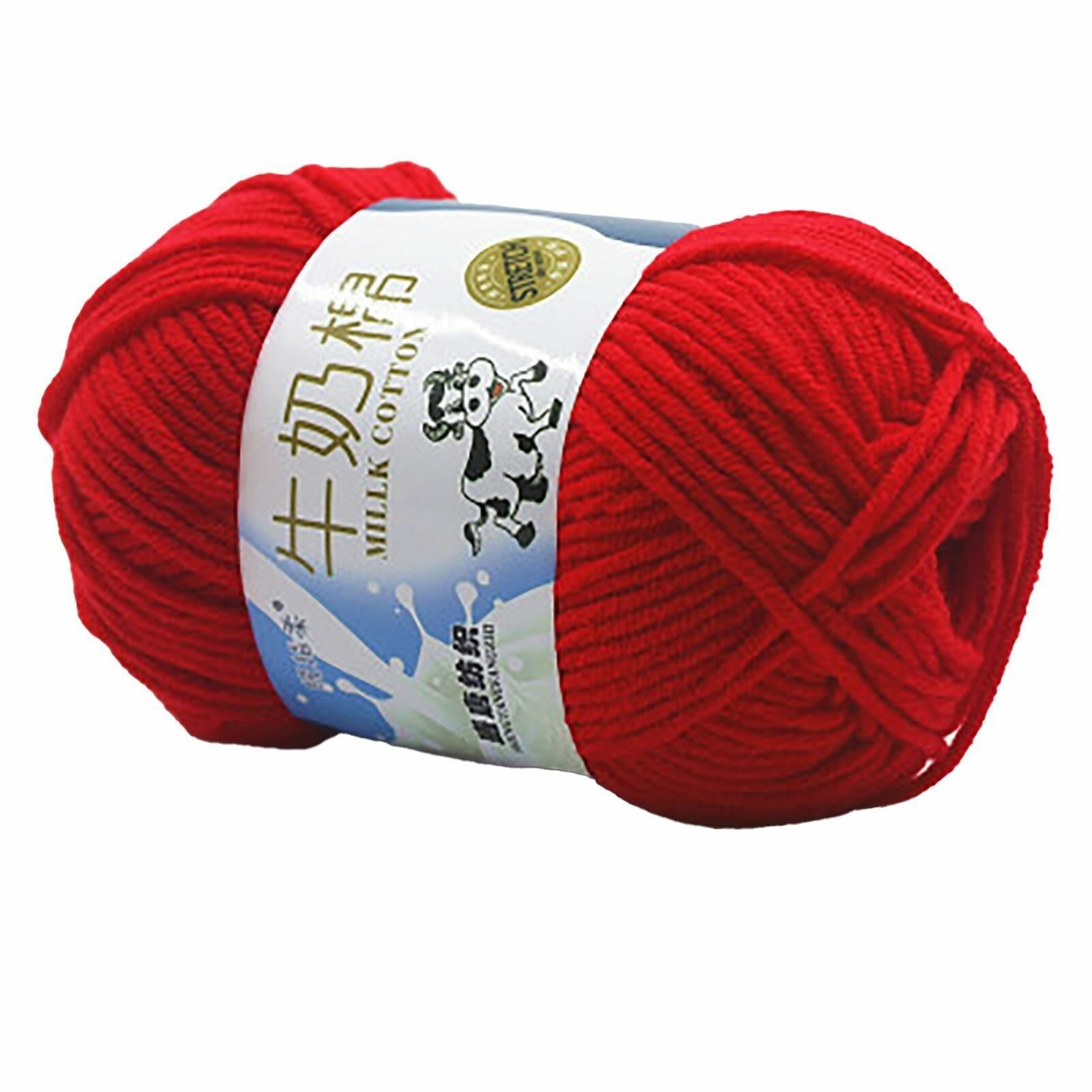 5 нитей молочного хлопка средней толщины из ниток diy material package шерстяная группа