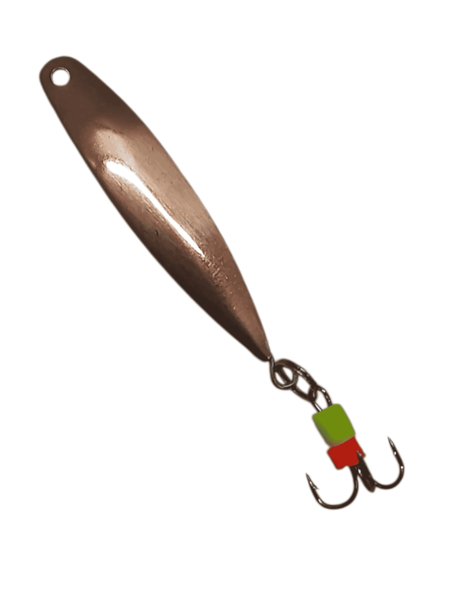 Блесна вертикальная "Яман" Обратка с тройником, размер 37 мм, вес 3,7 г, цвет медь 1шт