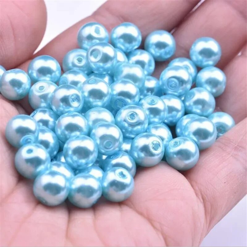 Жемчужные бусины HUANHUAN JEWELRY шампань 4-14 мм 6mm 64pcs 1strands, NO4