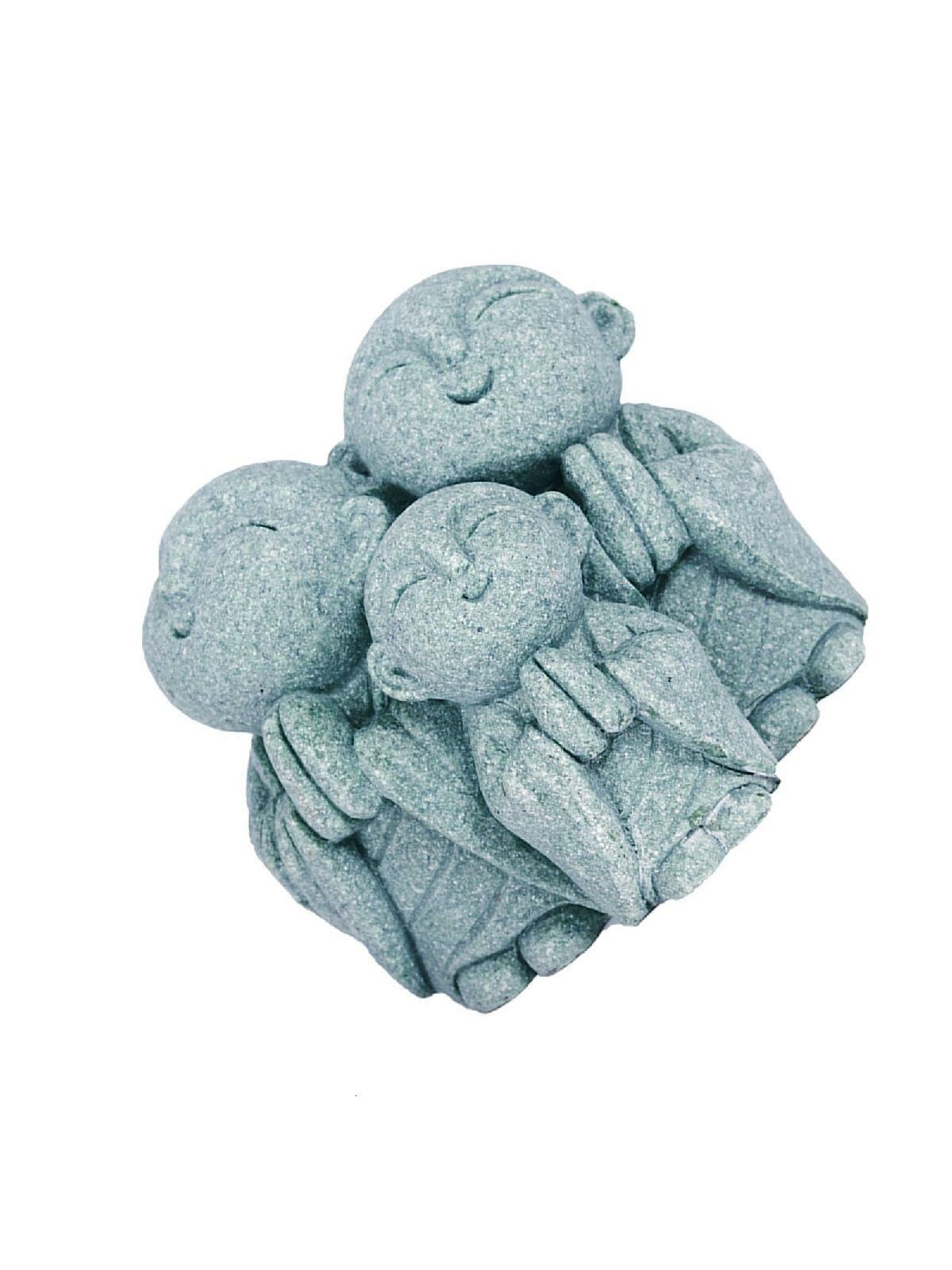 Буддийская статуя монаха Фэншуй Богатство Очарование Каменное искусство Внутренние и наружные декорации