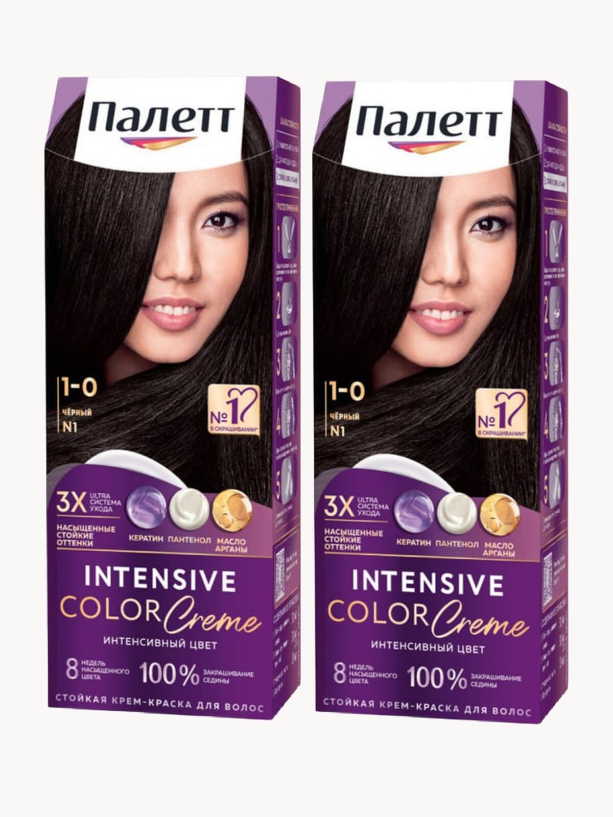 Палетт Смотка Стойкая крем-краска 1-0 N1 Чёрный
