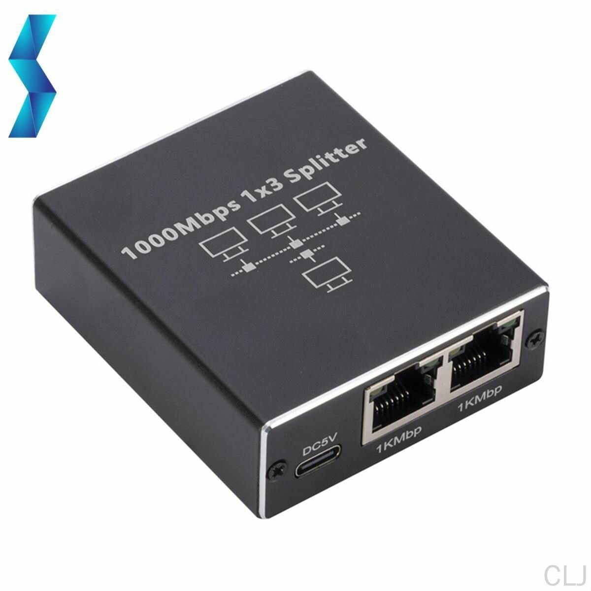 Ethernet-разветвитель RJ45 1000 Мбит/с с USB