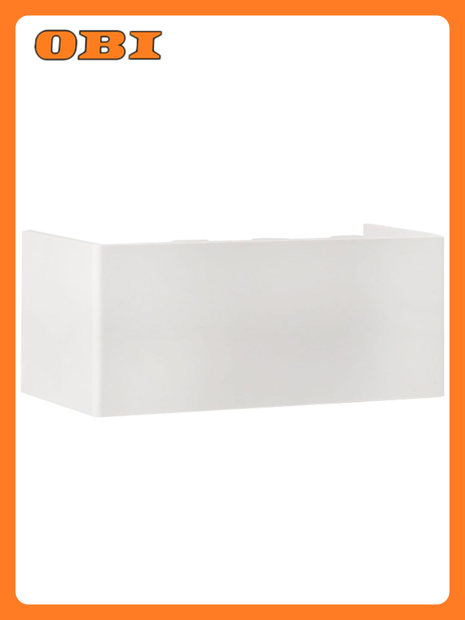 Соединитель EKF PROxima белый 100х60 мм