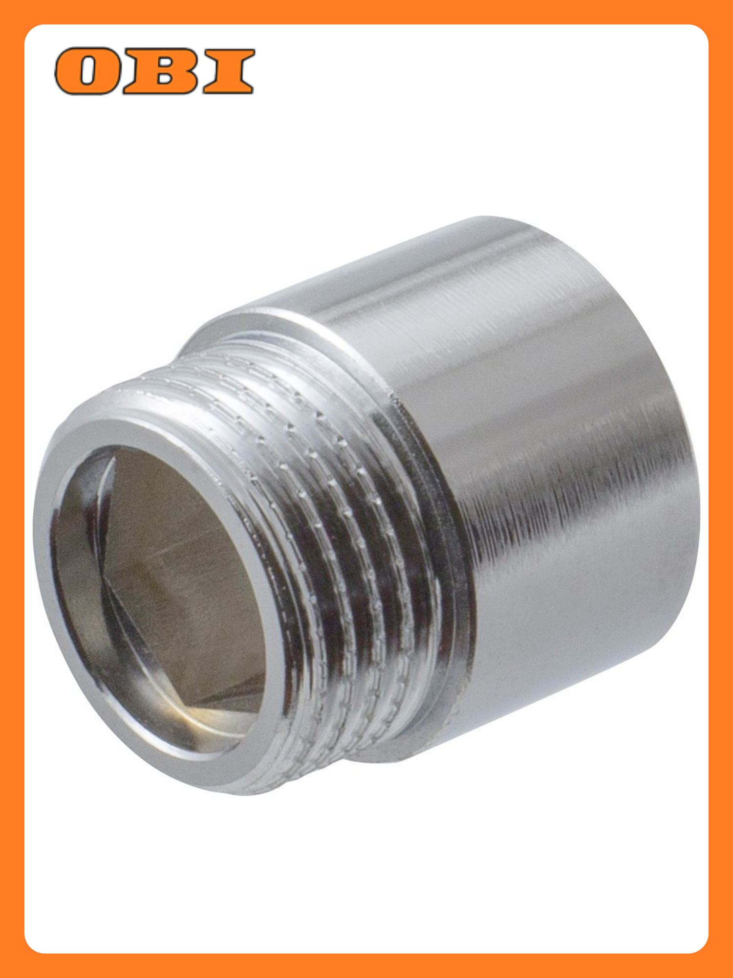 Удлинитель MPF, латунь CW617N, хромированное покрытие, 1/2 дюйма, 26 см