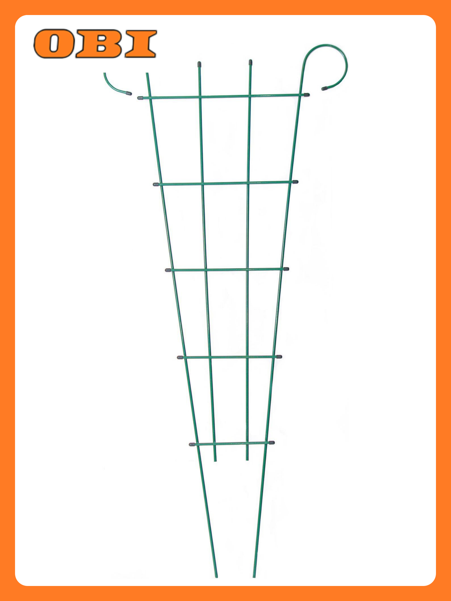 Шпалера для вьющихся растений Клевер-С Веер 90х200х2 см металл