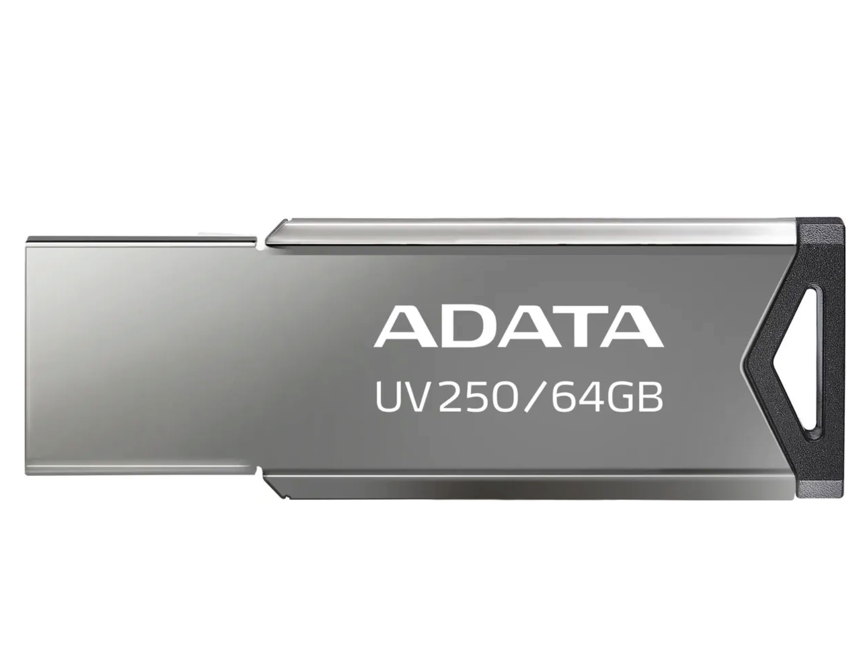 Флешка USB A-Data UV250 64ГБ, USB2.0, серебристый, (AUV250-64G-RBK)