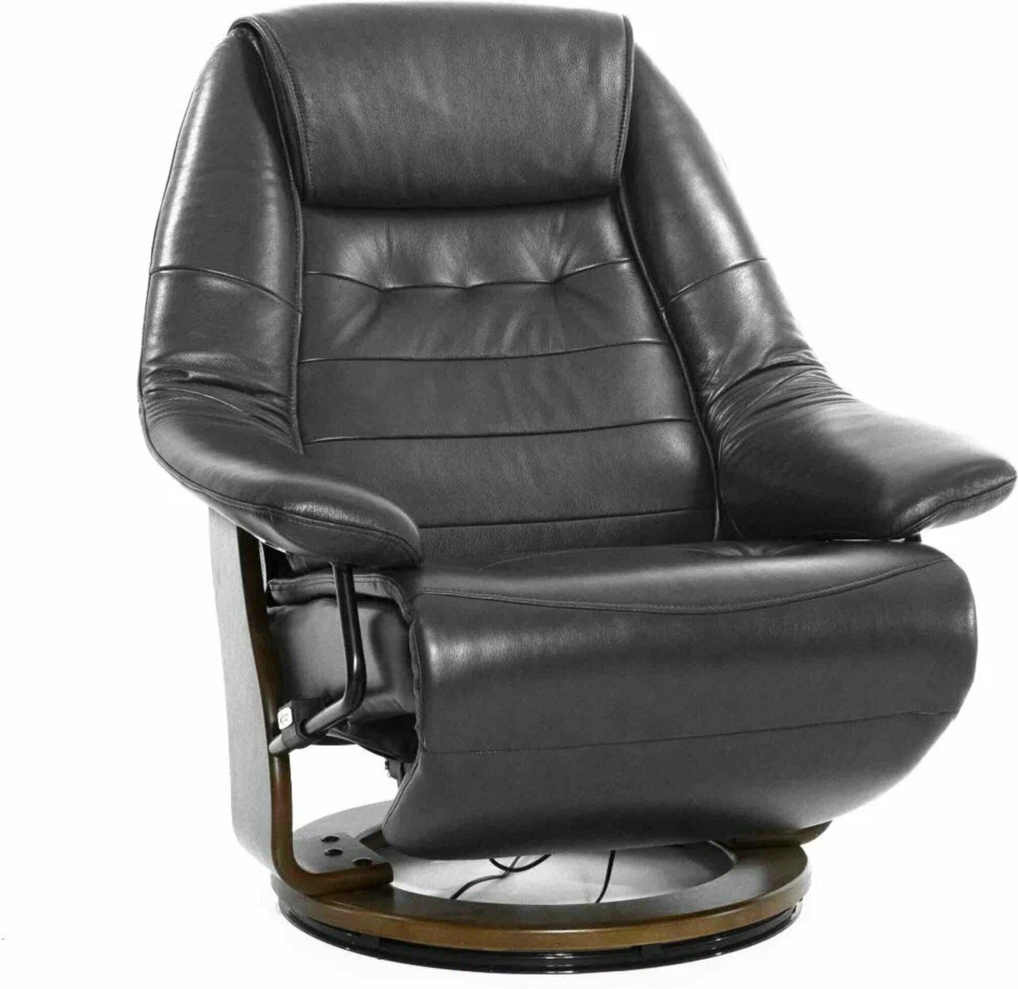 Кресло электрореклайнер FALTO Concord (2 мотора, натуральная кожа Nappa, тёмно серый)