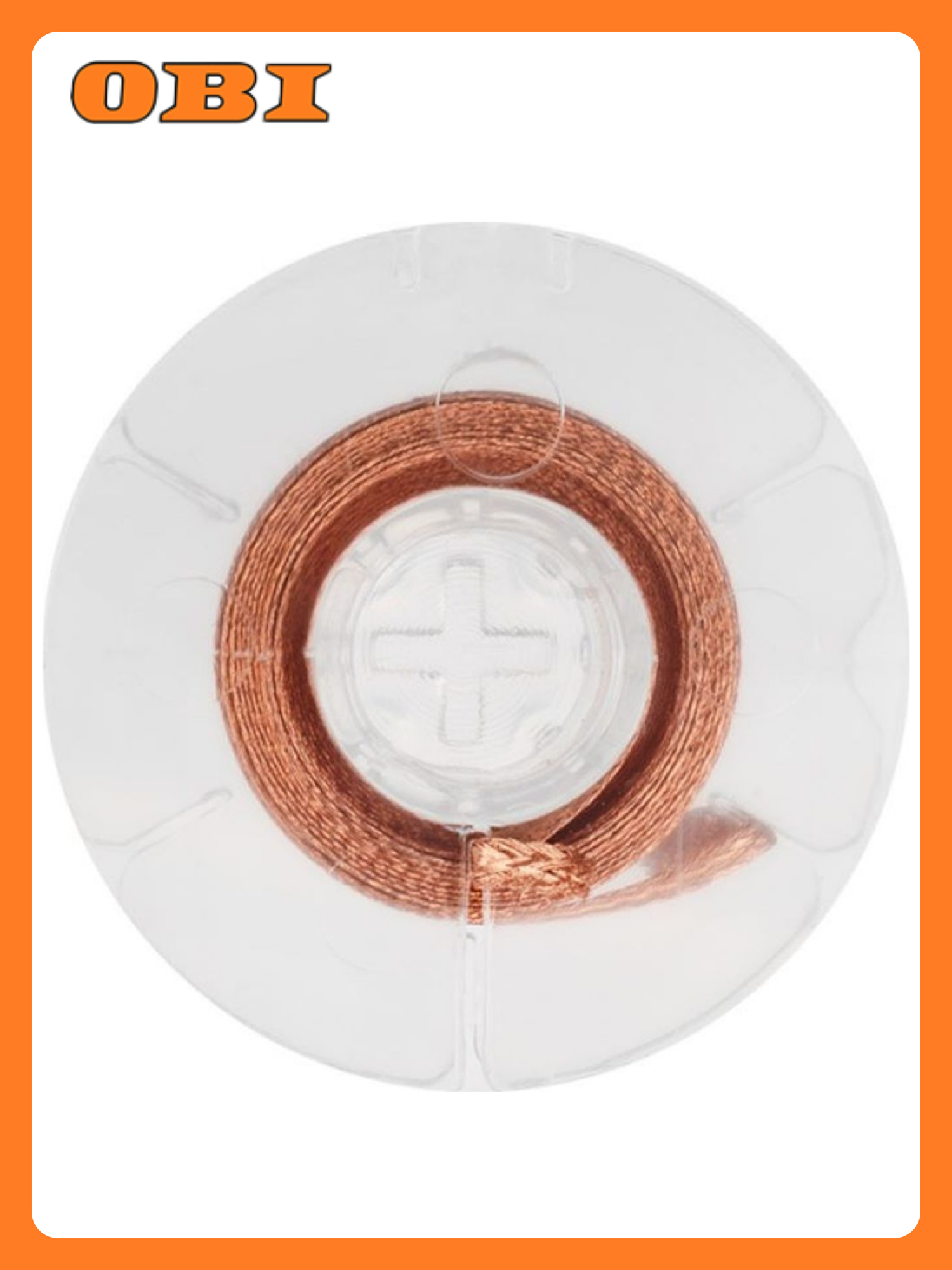 Оплетка REXANT, для удаления припоя, медная, безотмывочный флюс RMA, 1,5 мм х 1,5 м