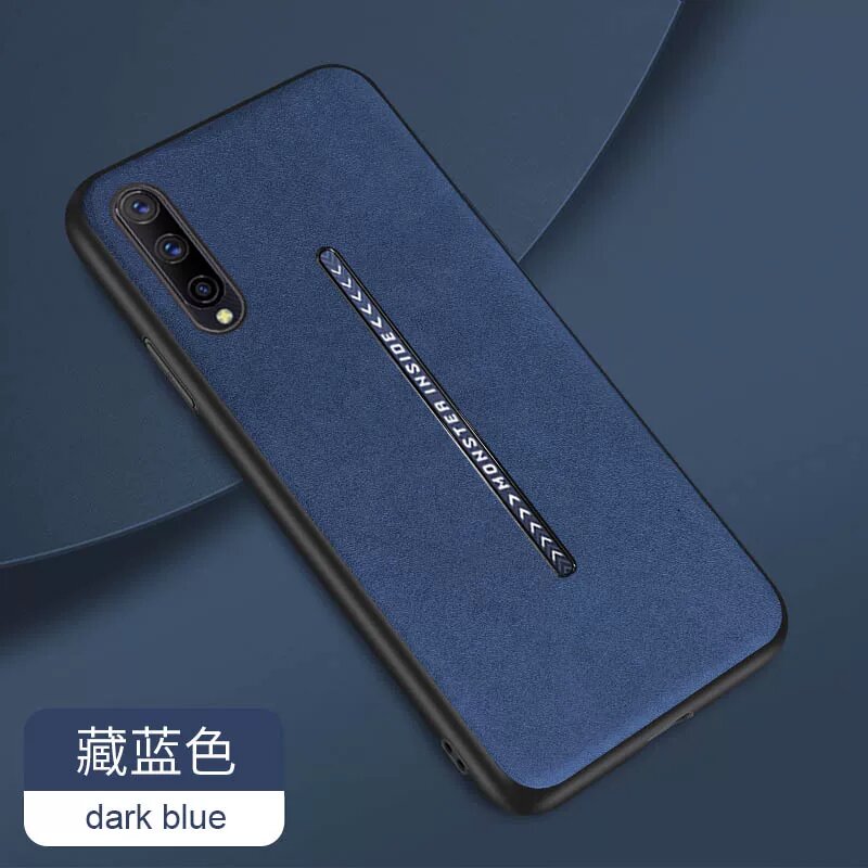 Vivo iQOO Pro 5G Магнитный чехол из натуральной кожи, морской синий для iQOO Pro