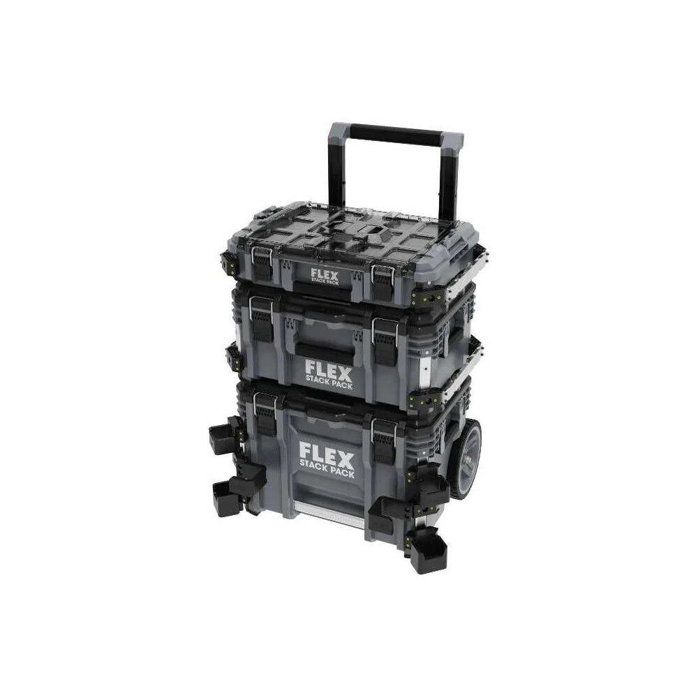 Комплект кейсов FLEX STACK PACK TK-L SP SET-1 531461, 195 кг, пластиковая, защищенная — фото 1