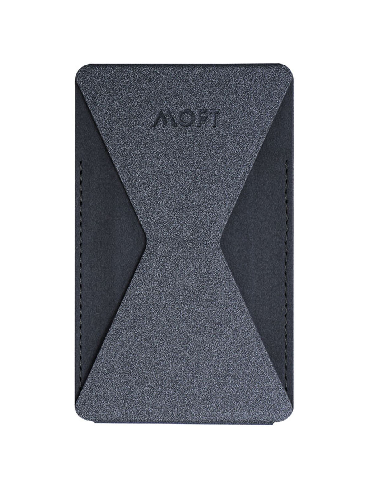 Клейкий кардхолдер для телефона с подставкой MOFT X Phone Stand, темно-серый