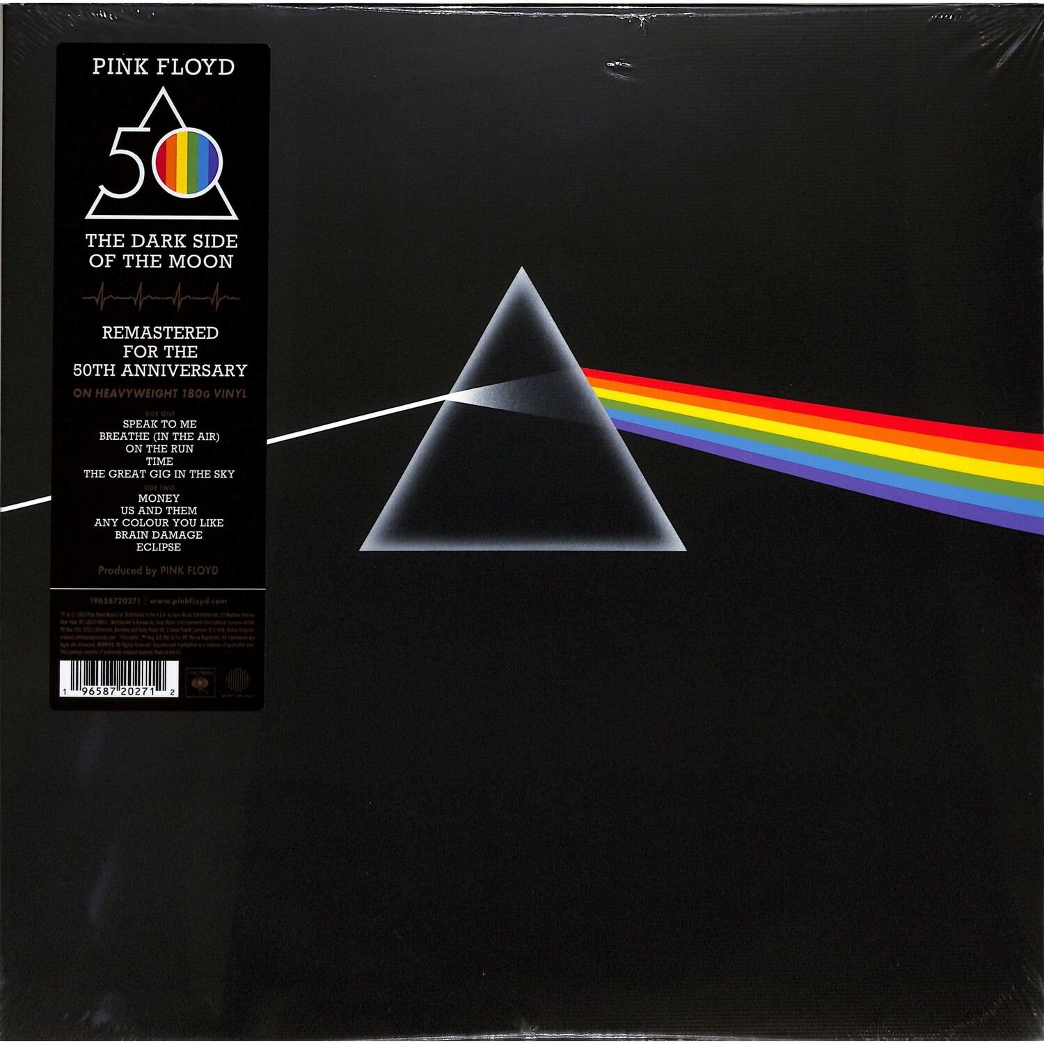 Виниловая пластинка Pink Floyd. The Dark Side Of The Moon (LP/Издание 2025 года/+2 постера и 2 стикера), 196587202712