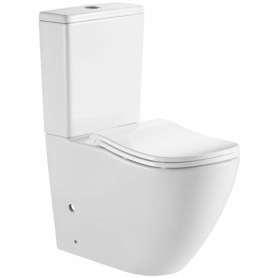 Унитаз-компакт DQ безободковый (торнадо) M? nchen 675*390*860мм (DT1567516)