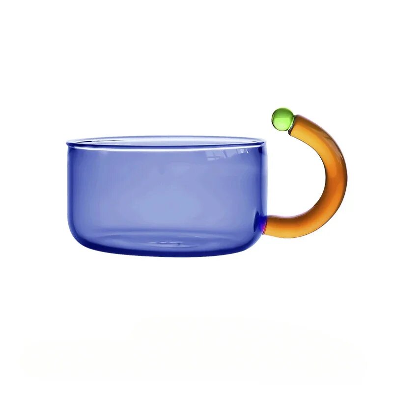 Электрический стеклянный чайник с фильтром Blue Cup