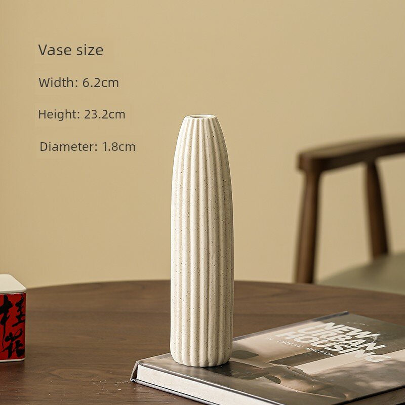 Керамическая ваза, декор в стиле дзен для дома, элитный декор для обеденного стола, тумбы под телевизор, прихожей,