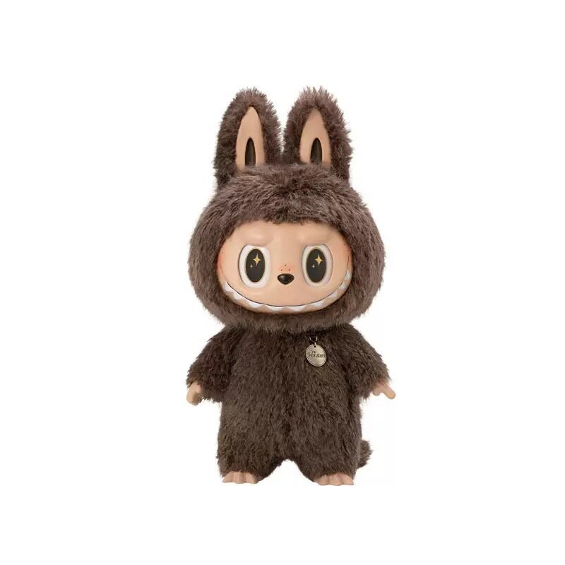 Мягкая виниловая игрушка ZIMOMO Big Boss LABUBU Archangel, 58 см и 38 см, большая кукла в подарочной коробке.