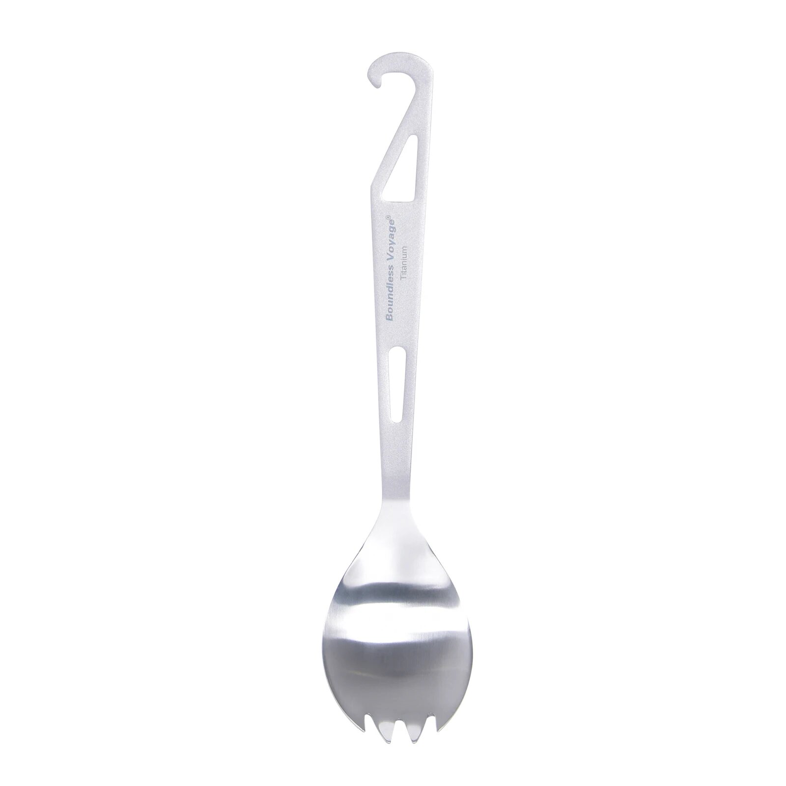 Кейт походная Ти1057Т/Ти1058Т Титановая ложка 3 в 1 Ti1057T polished 1pc