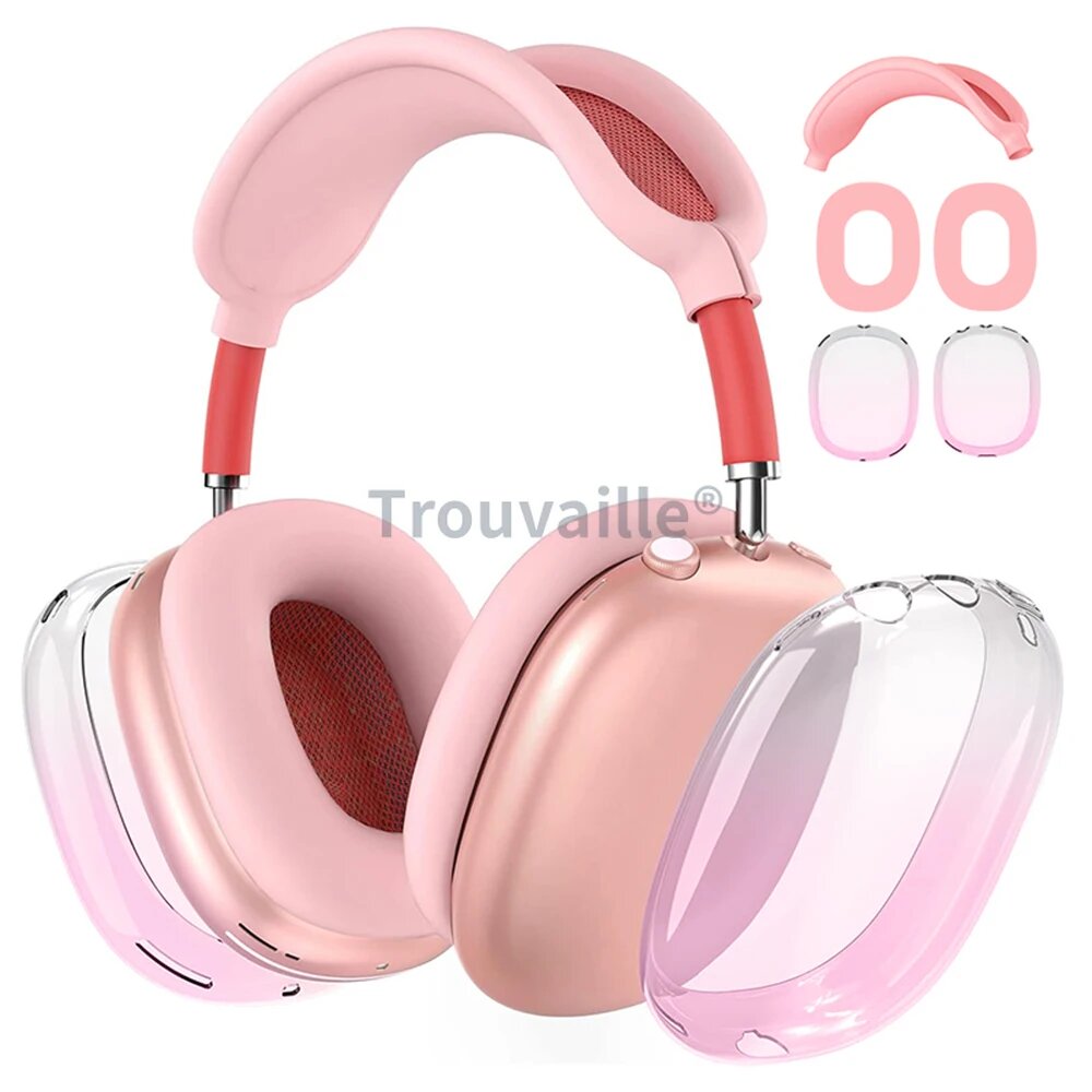 Силиконовый чехол для AirPods Max Trouvaille, розовый градиент