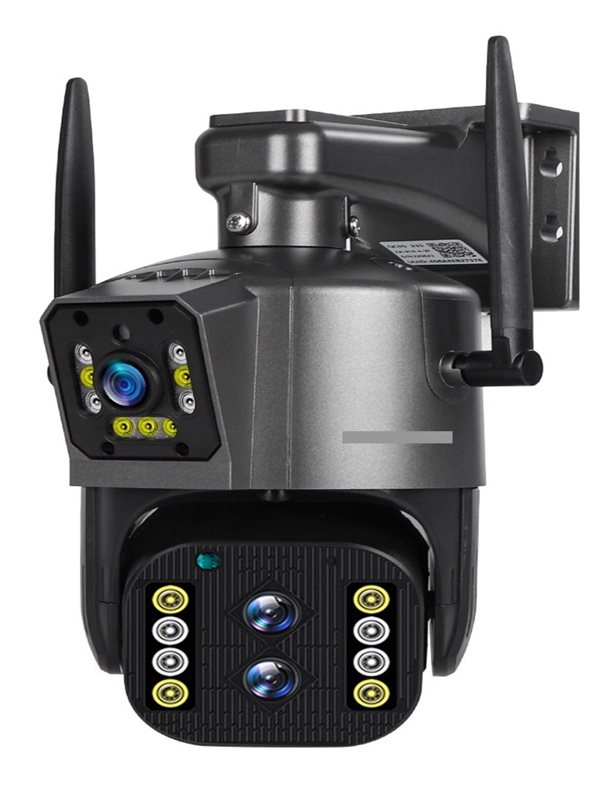 8MP 4K IP-камера для улицы, Wi-Fi PTZ, три объектива, двойной экран, 10-кратный оптический зум, автоматическое отслеживание, водонепроницаемая камера видеонаблюдения
