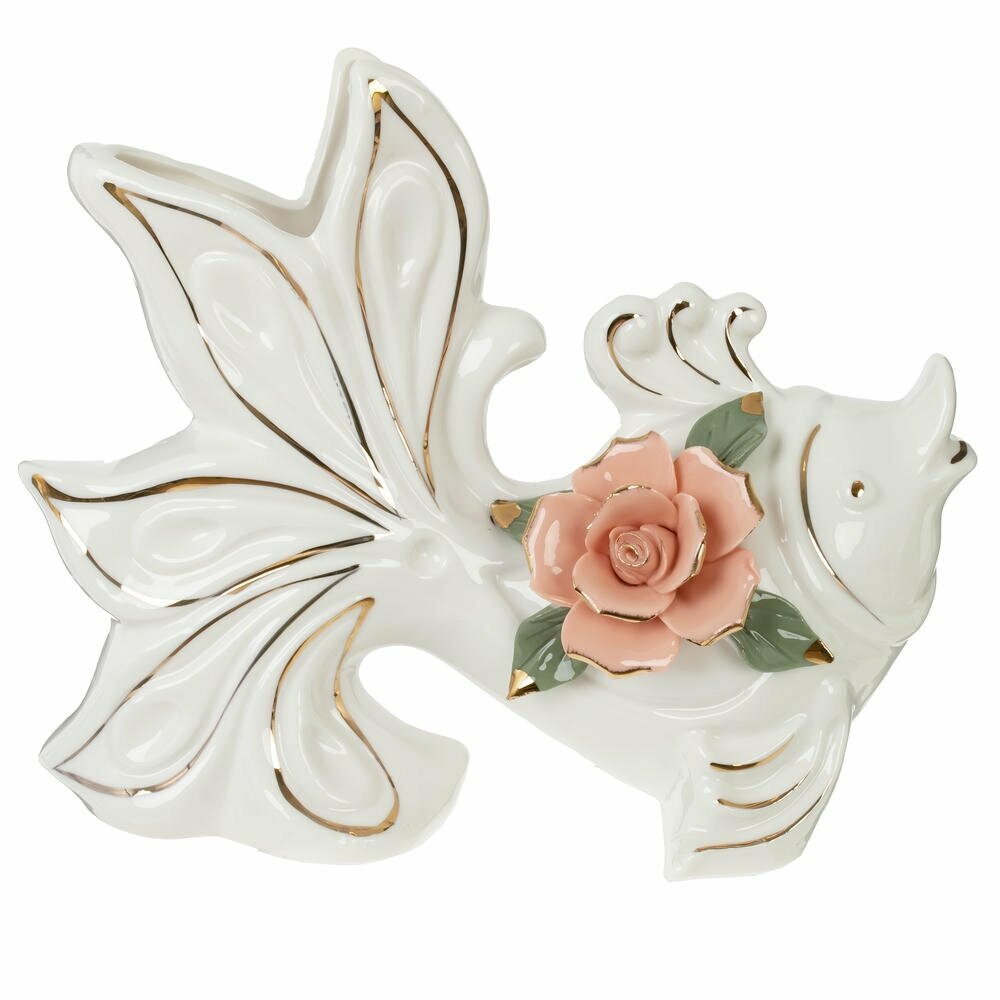 Ваза Рыба, 450 мл, 21х9х17 см KSM-818796