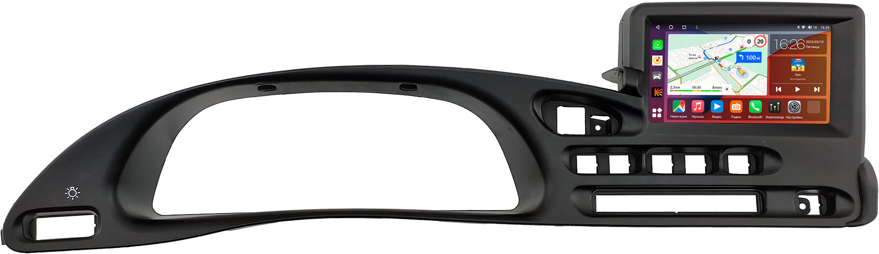 Штатная магнитола Chevrolet Niva 2002-2020 Canbox H-Line 4477-RP-11-619-489 Android 10 (4G-SIM, 4/32, DSP, QLed)