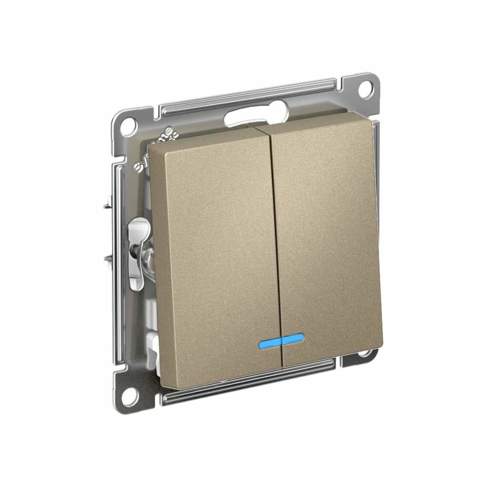 Двухклавишный механизм выключателя Systeme Electric ATLAS DESIGN