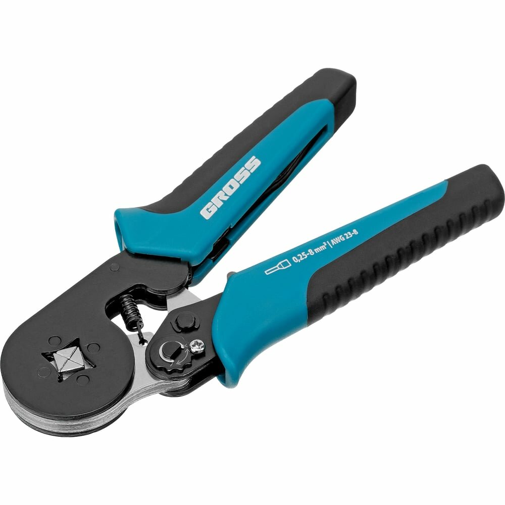 Клещи для обжима наконечников электропроводов GROSS 17724