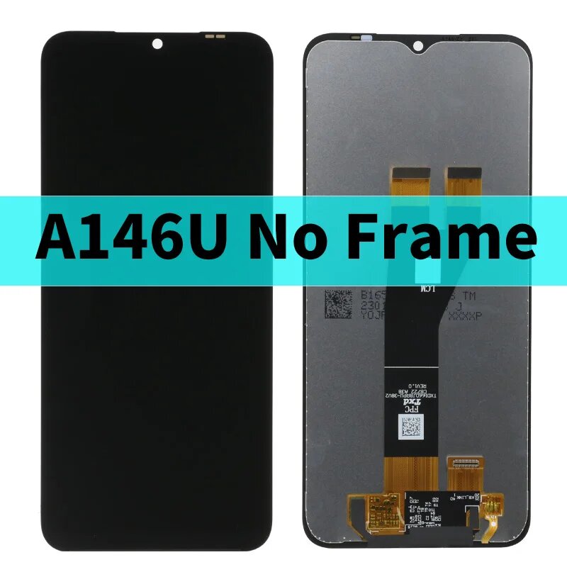 6,6 "высокое качество для Samsung A14 5G ЖК-дисплей с цифровым преобразователем A146U No Frame