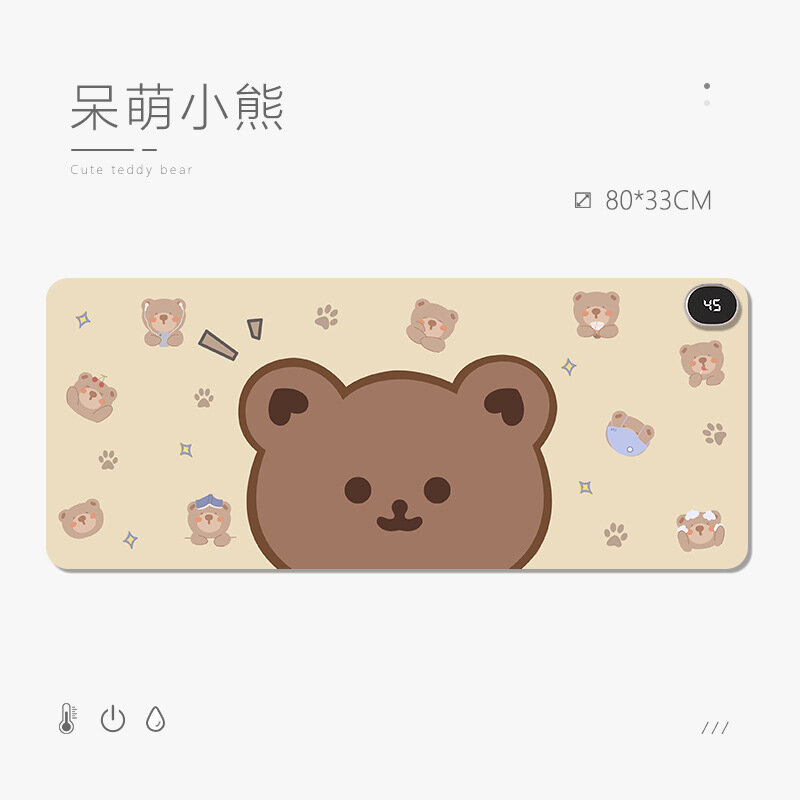 Зимний подогреватель для рук, коврик для стола, офисный компьютерный коврик для письма, нагреваемый коврик для мыши, подогреватель для стола для студентов