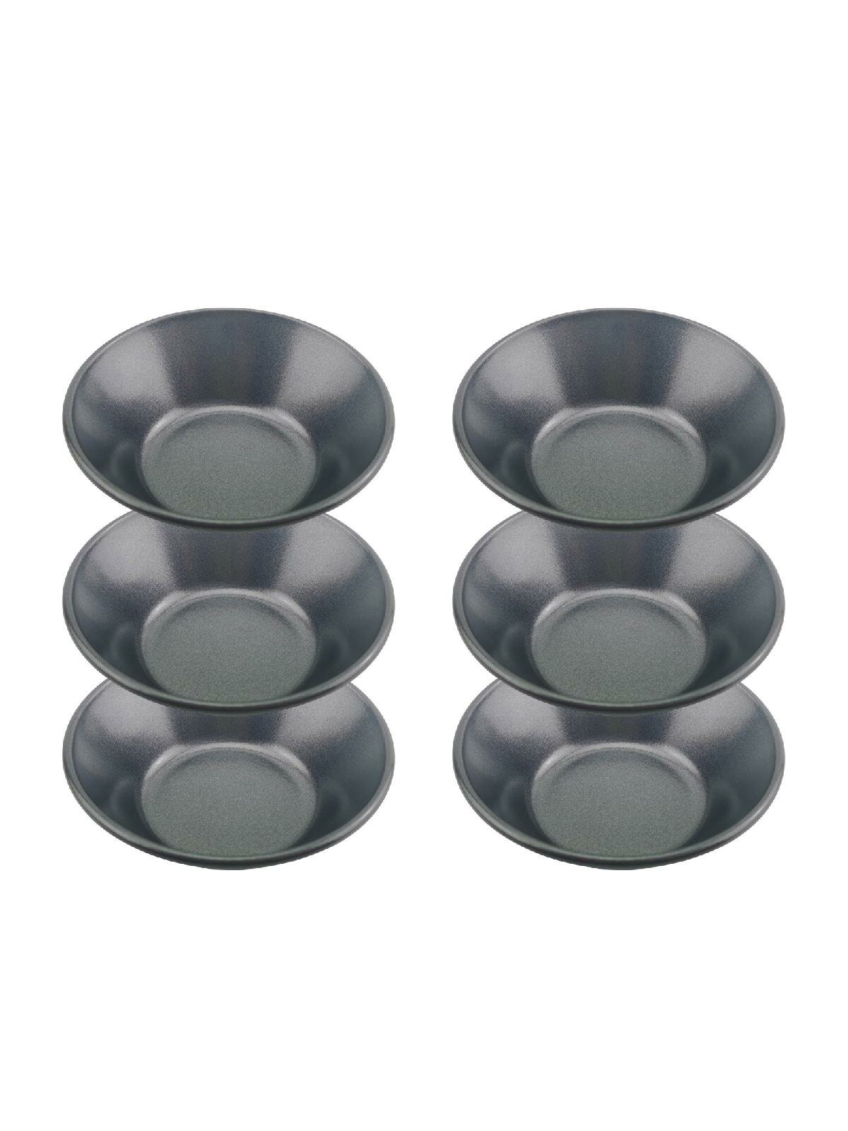 6 шт. Форма для тарталеток из углеродистой стали Металлические формы для выпечки пирожных, пирогов и десертов