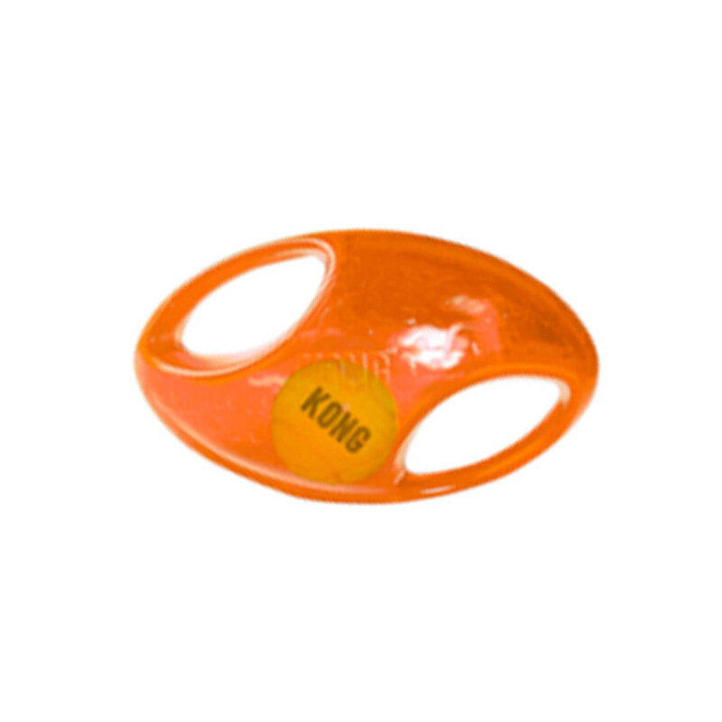 Игрушка для собак KONG, нерегулярный футбольный мяч, резиновая, звуковая, интерактивная, для тренировки собак, облегчения скуки, головоломка, артефакт для дразнения собак