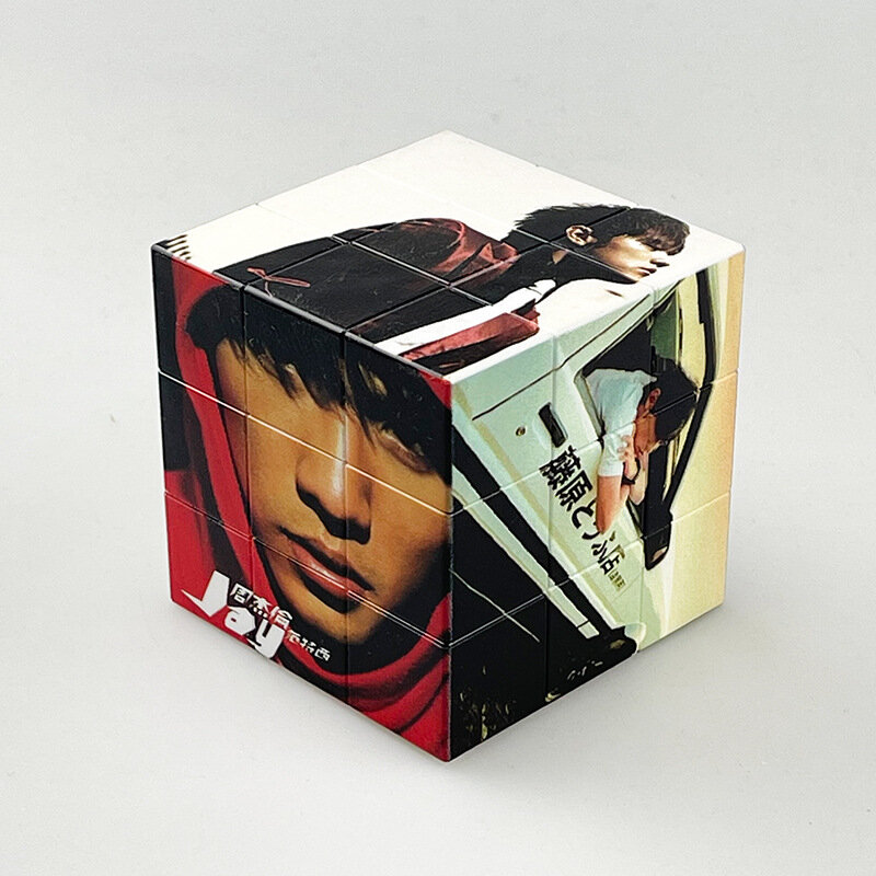 Магический кубик головоломка Jay Chou Star Edition 3x3, Премиальный дизайн, Гладкий поворот, Празднуя легендарного