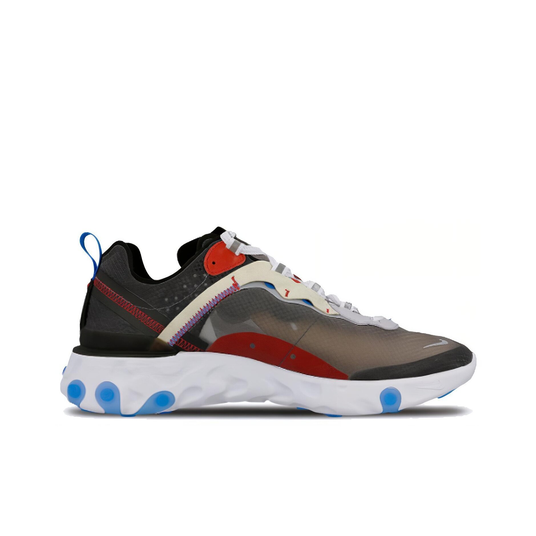 Кроссовки NIKE React Element 87, размер EU 43 стопа (27.5CM), gray — фото 1