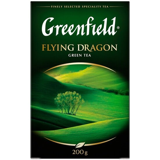 Чай Greenfield Flying Dragon 200 г, листовой зеленый