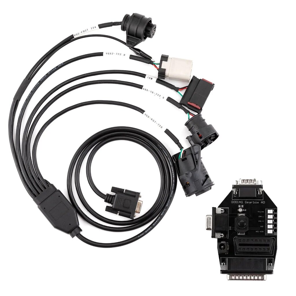 Комплект кабелей коробки передач "пять в одном" подходит для адаптера коробки передач Mercedes-Benz VGS2-722.8