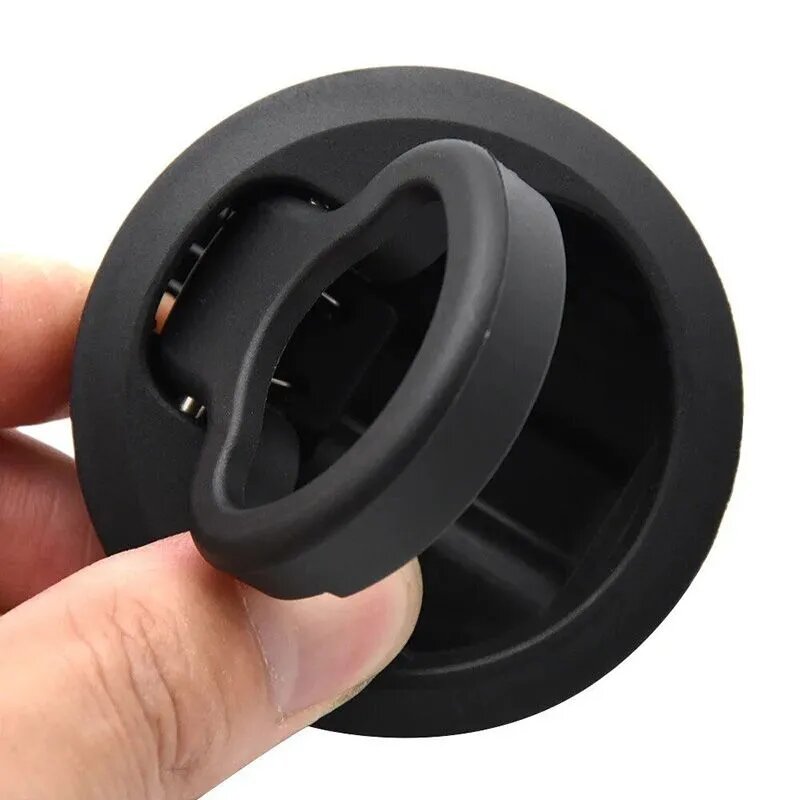 Большой пластиковый черный Дверная защелка палубного люка для запирания люков на палубе RV яхты Marine