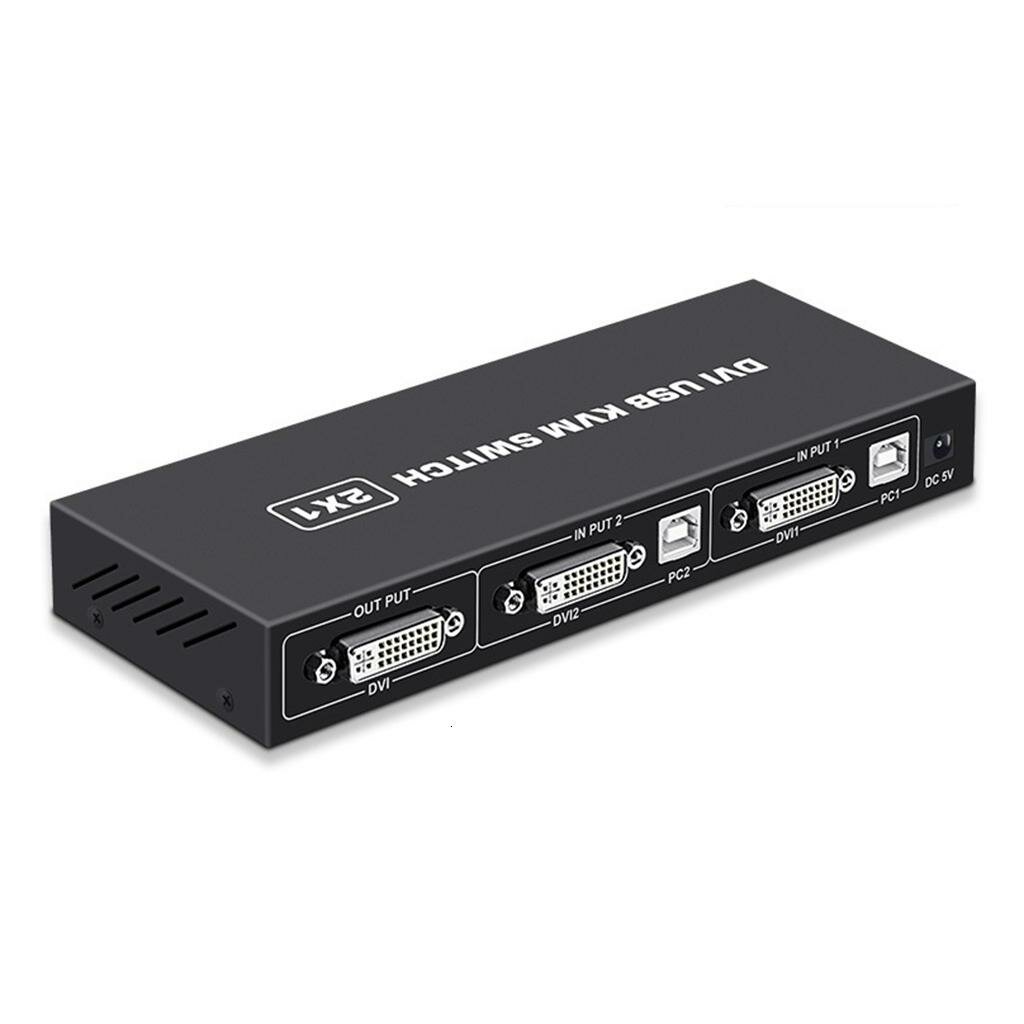 USB KVM-переключатель 2 в 1