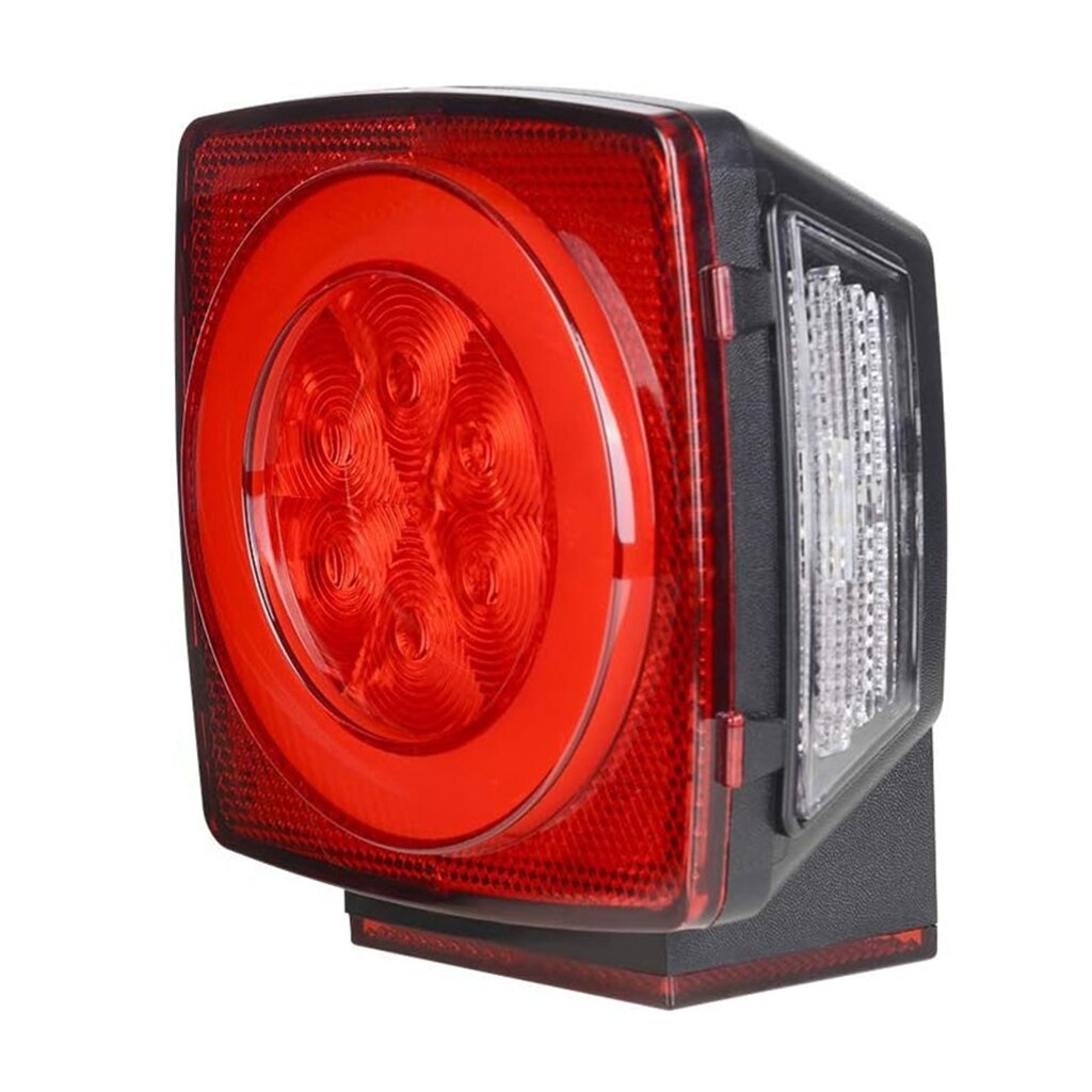 12 В Водонепроницаемый Квадратный Светодиодный Фонарь Для Прицепа, Светодиодный Стоп-Сигнал Поворота Заднего Лицензионного Тормоза, Ходовой Фонарь для Прицепов Грузовик