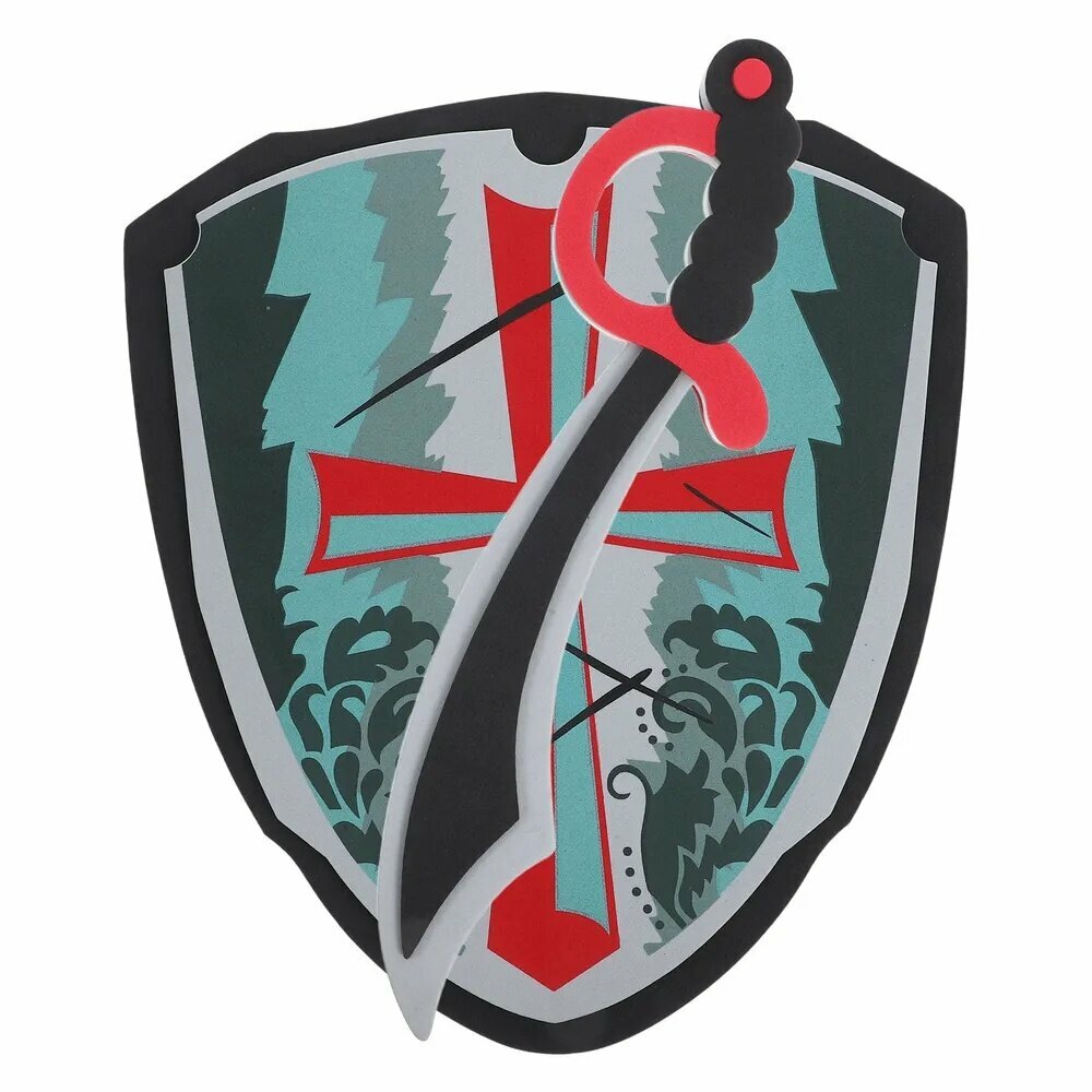 Щит и Меч Рыцаря, EVA Материал, Для Косплея и Детей, 1 Набор