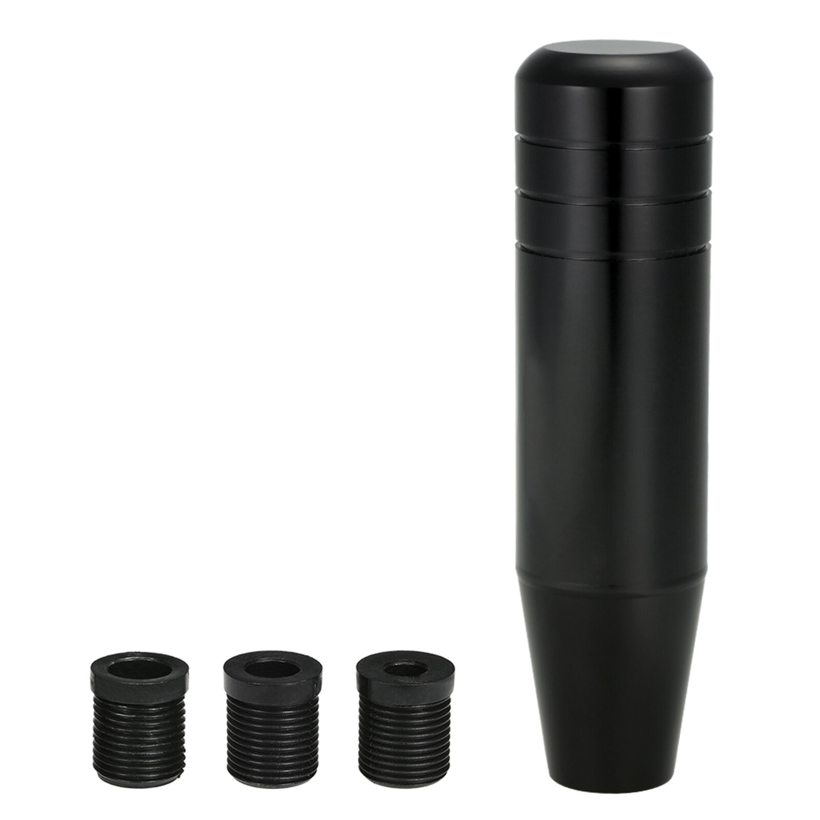 Универсальная алюминиевая ручка переключения передач для автомобилей, грузовиков и гоночных машин длиной 13 см с 3 адаптерами.