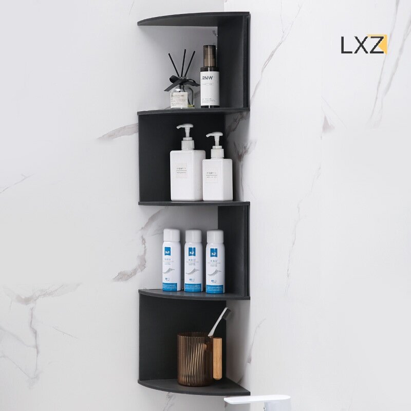 Полка угловая на стену домашняя настенная многоярусная полка для хранения декора организации вещей壁挂ная