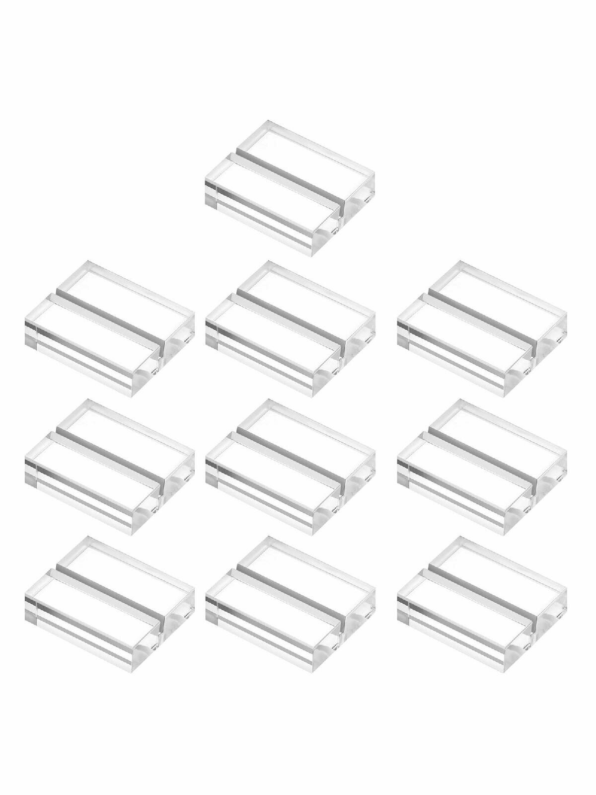 Упаковка из 10 акриловых подставок для настольных номеров для свадебных и деловых показов