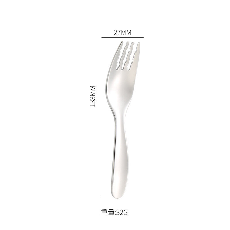 316 ложка из нержавеющей стали, вилка, посуда, детская утолщенная ложка с плоским дном, бытовая большая ложка, столовая