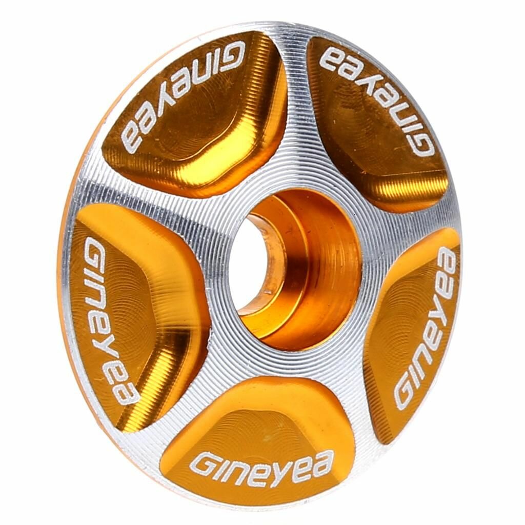 Алюминиевая крышка штока вилки, Золотой