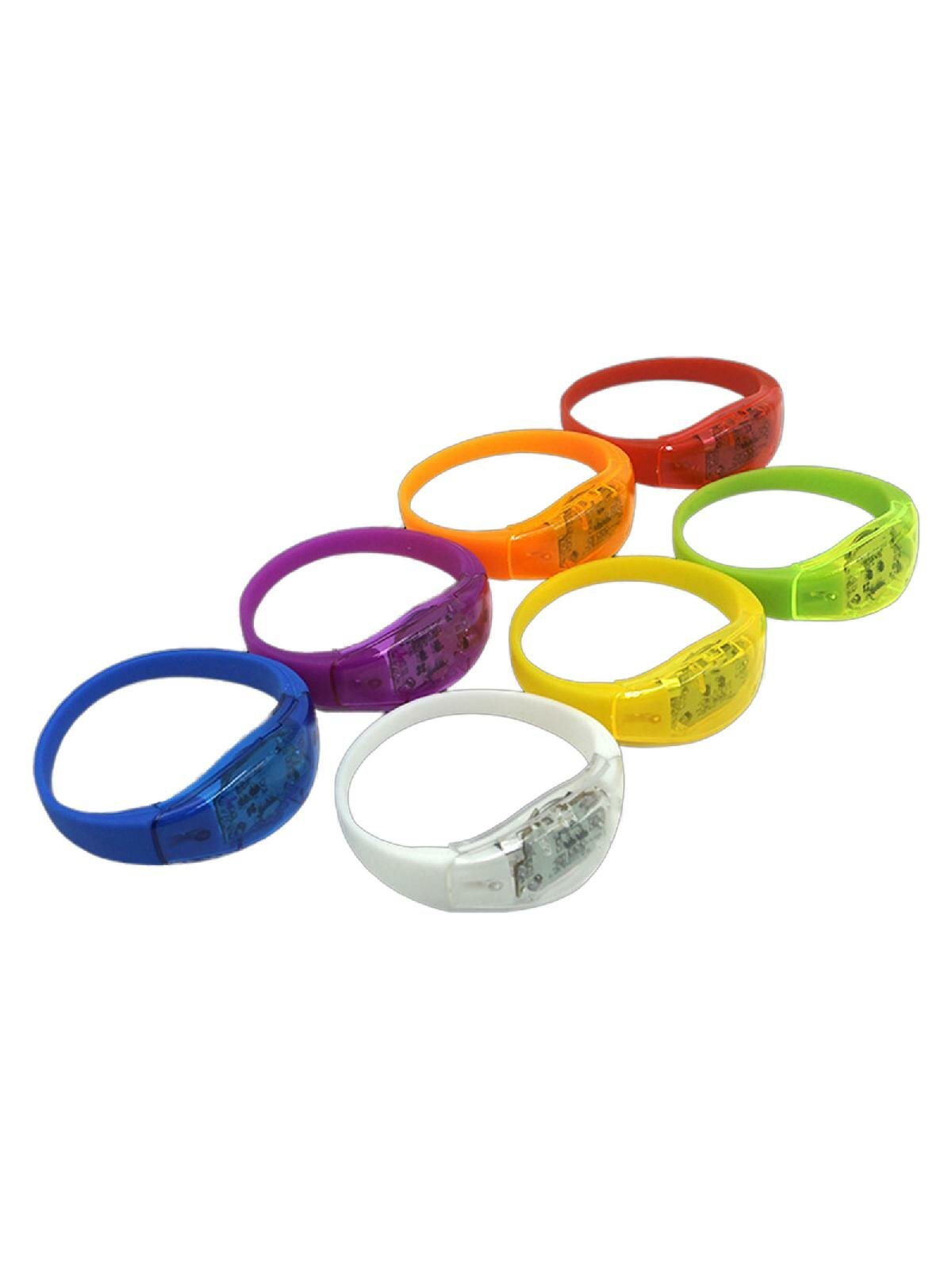 Светодиодный светящийся браслет, мигающий спортивный браслет, принадлежности для вечеринок